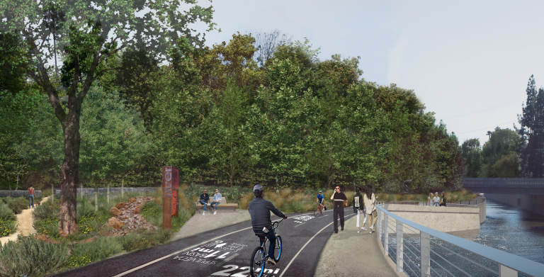 Los Angeles River Way, San Fernando Valley Completion Project (Vanalden ...